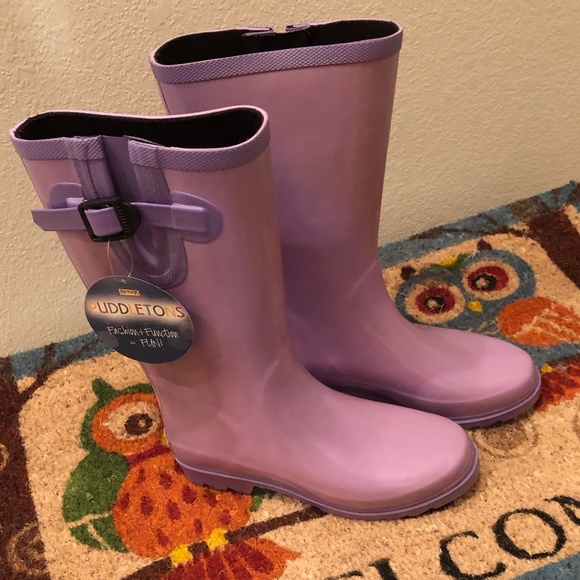 Puddletons | Shoes | Puddletons Purple Rain Irrigation Mud Boots 8 New ...